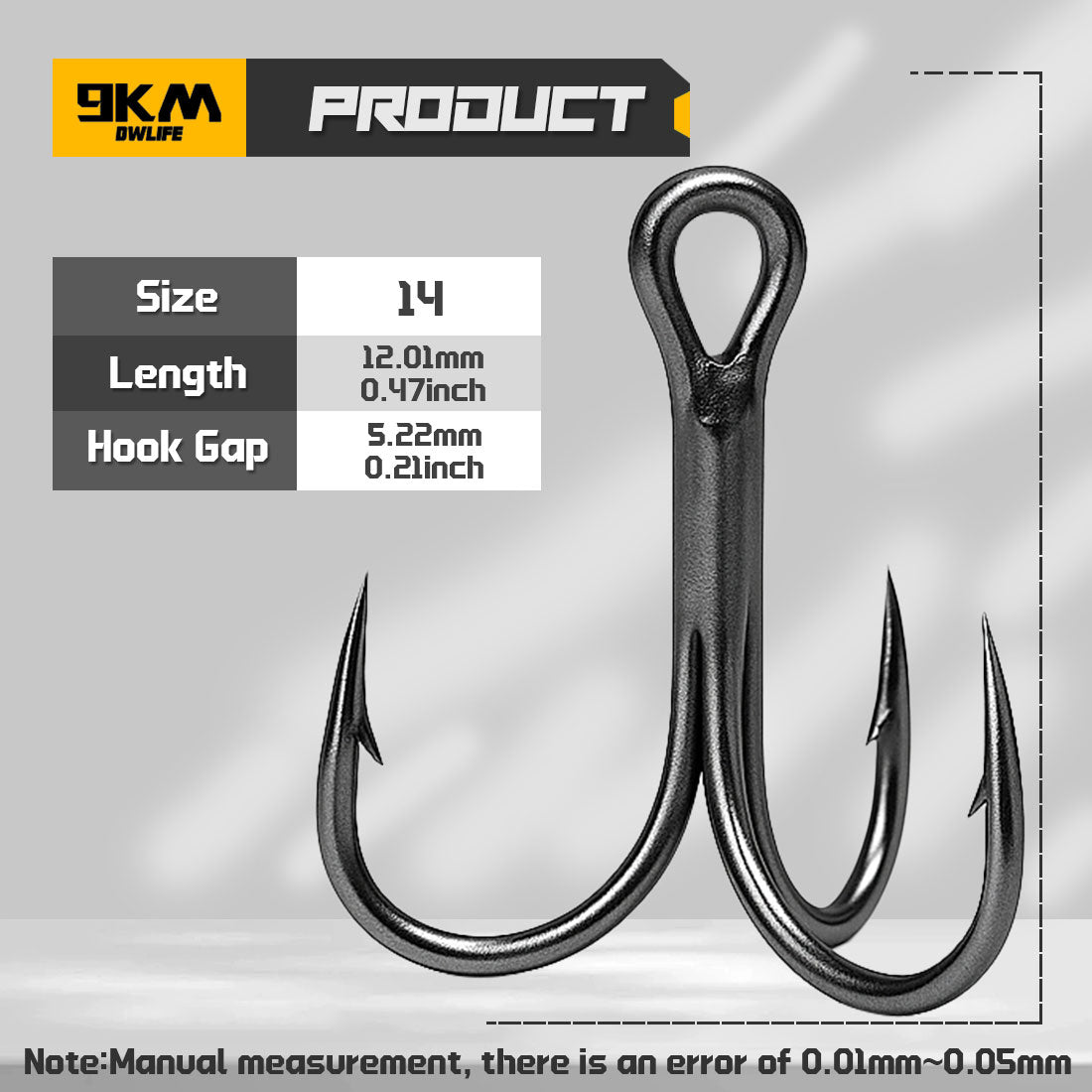 Fishing Treble Hooks 3X Triple Hook – 9km-dwlife