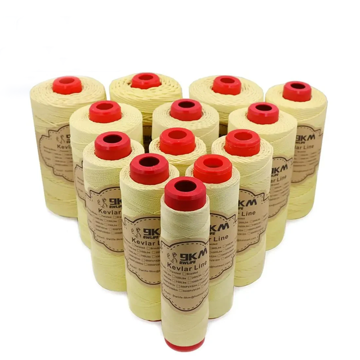 40lb-5000lb Yellow Braided Kevlar Line (On Spool) – 9km-dwlife