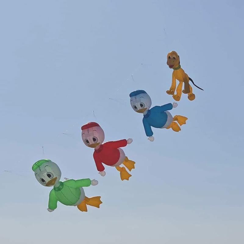 9KM 3M Duck Kite Line Laundry Pendant Soft Inflatable Show Kite for Ki ...