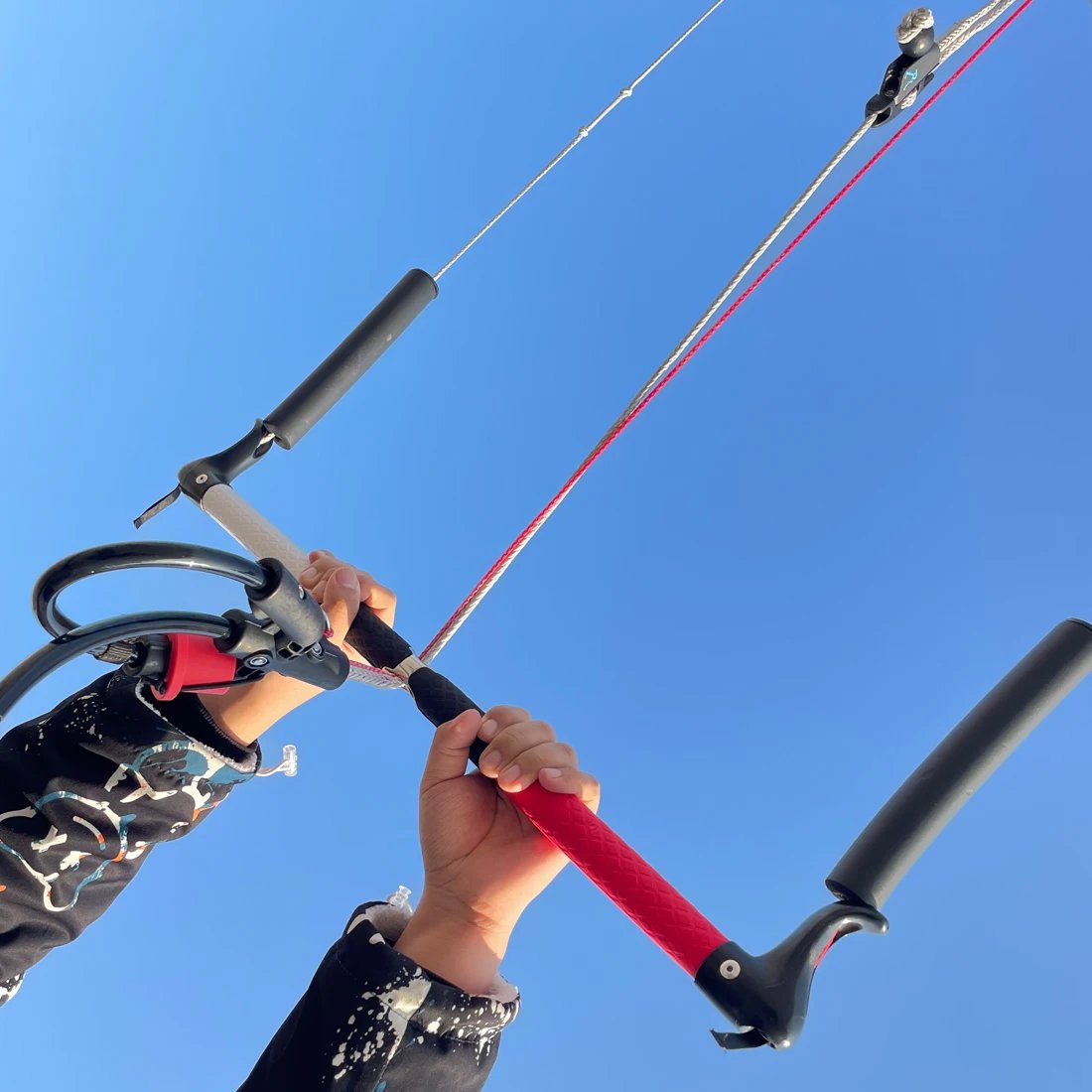 65cm 4 Line Kitesurfing Control Bar Quick Release Safety System Power ...