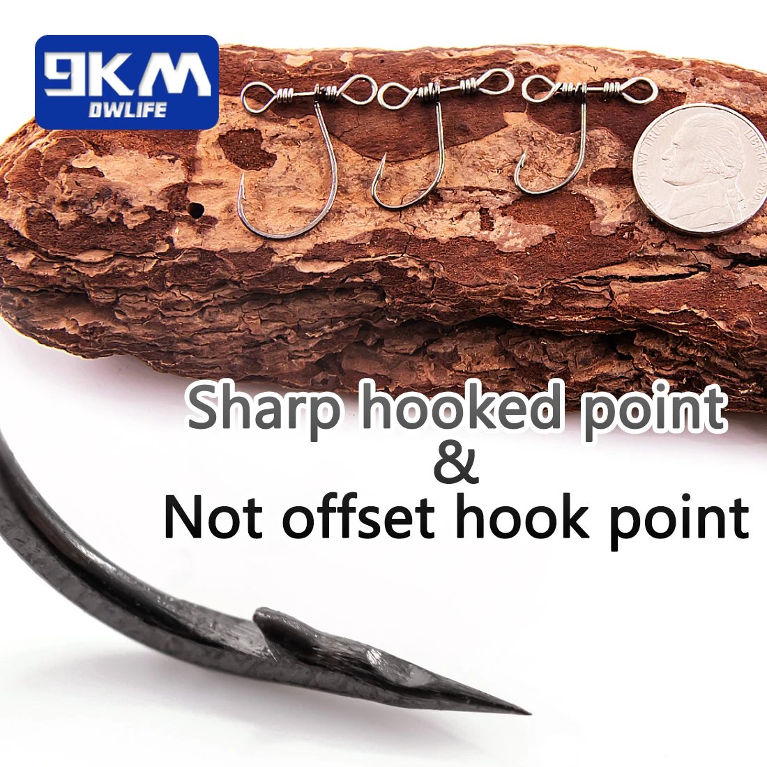 Drop Shot Hooks 10~30Pcs in-line Drop Shot Rig Fishing Hooks Swivel So ...