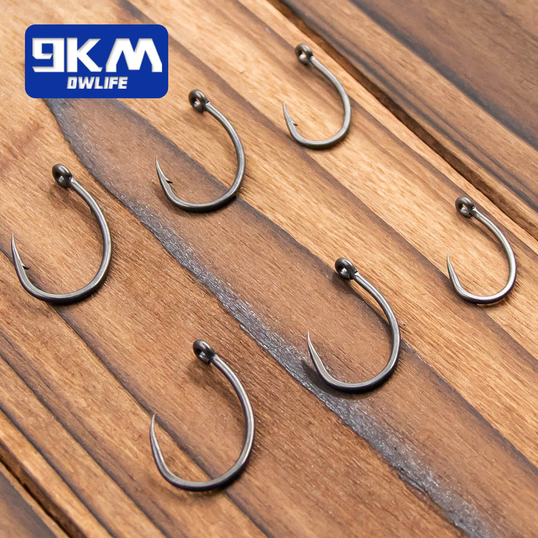 Carp Fishing Hooks 50~100Pcs Barbed/Barbless Fishing Hooks Fly Curved – 9km-dwlife