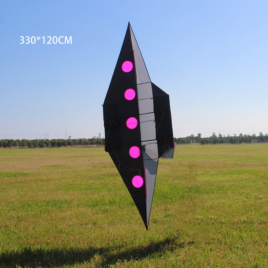 3.3M UFO Kite Single Line Kites – 9km-dwlife