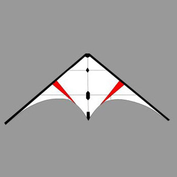 Freilein 2.15m Breeze Stunt Kite Ghost Dual Line Framed Kites Beach Sp ...