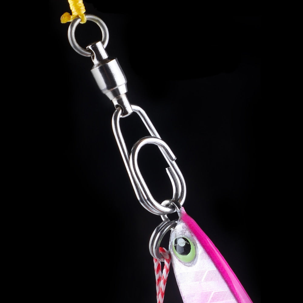 Fishing Connector Rolling Swivel Snap Stainless Steel Fishing Swivels ...