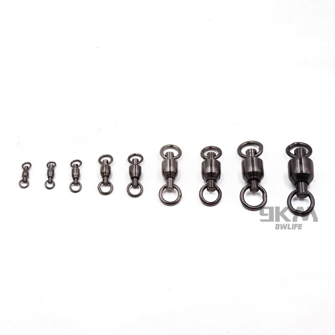 20pc/50pc High Strength Solid Ball Bearing Black Swivels 10 Sizes – 9km ...