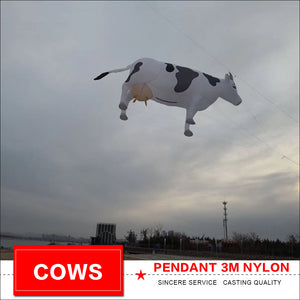 3m Cow Line Laundry Kite Soft Inflatable Cow Kite with Bag – 9km-dwlife